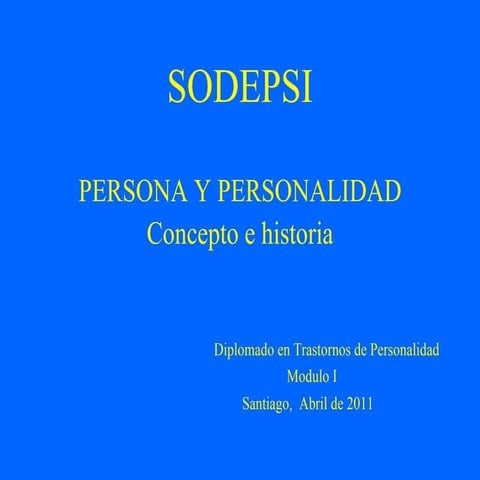 2. persona y personalidad | PPT