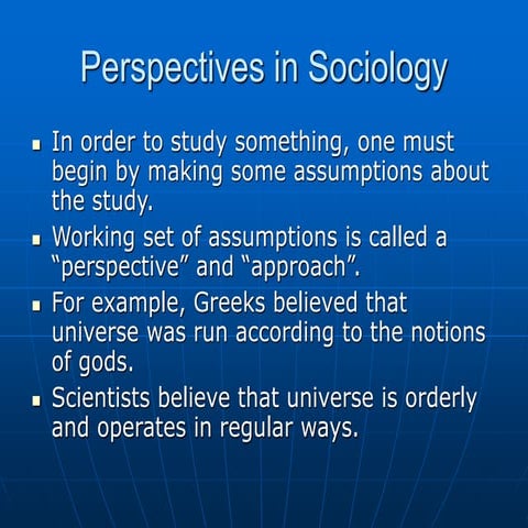2-Perspectives in Sociology.ppt | Science