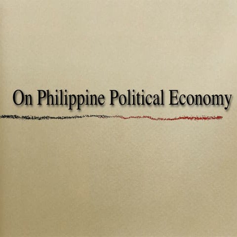 Philippine Political Economy | PDF