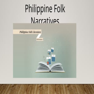 The Philippine Folk Narratives Literature | PPTX