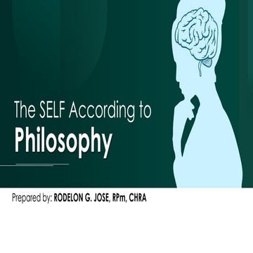 Understanding the Self Chapter I - Lesson 1 | PPTX