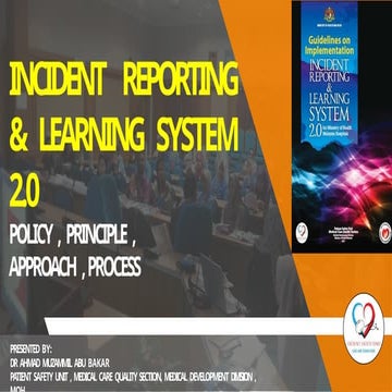 incident reporting and learning system 2.0 | PPTX