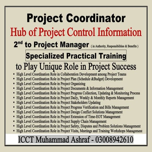 Primavera - P6 for Project Coordinator Practical Training 03008942610 | PDF