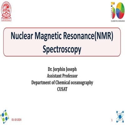 NMR- Diamagnetic Anisotropy and its effect on chemical shift | PPTX