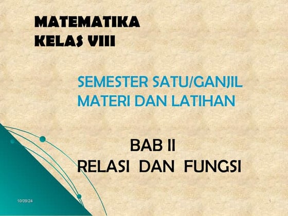 Relasi dan Fungsi Matematika Kelas 8.pptx