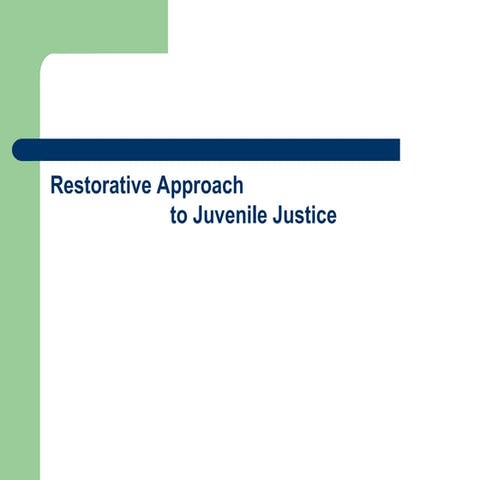 Restorative-Justice-Diversion LECTURE PPT | PPT