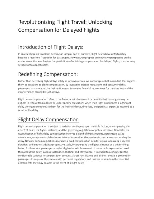 Air Passenger Bill of Rights | PDF | Air Travel | Travel Type