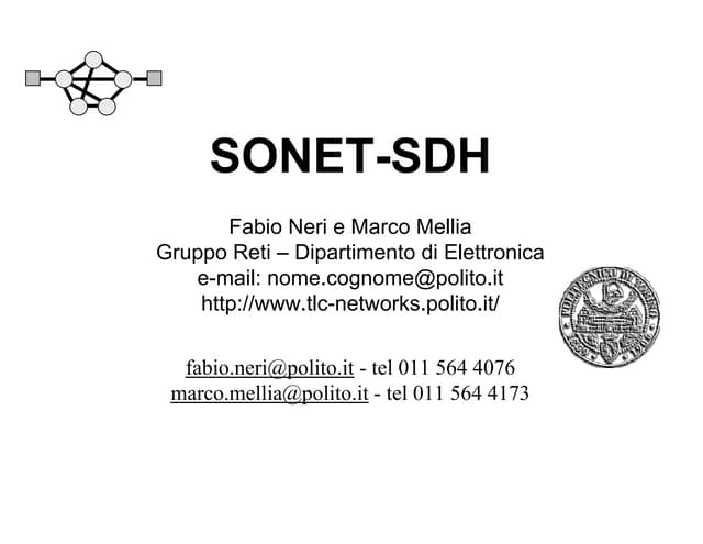 Introduction To Sonet | PPT