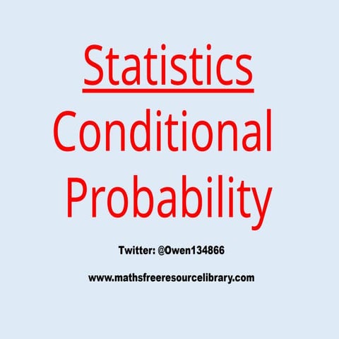 2)-S---Conditional-Probability----------------------- | PPTX