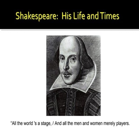 2 shakespeare biography | PPT