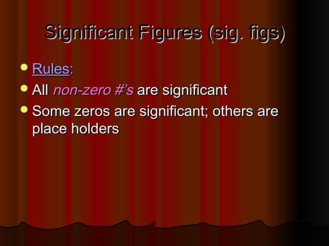 Significant figures power point presentation | PPT