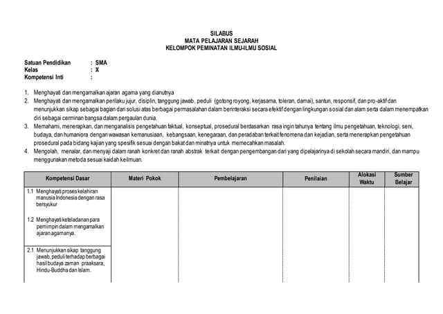 Modul pengantar ilmu sejarah kelas X PDF | PDF
