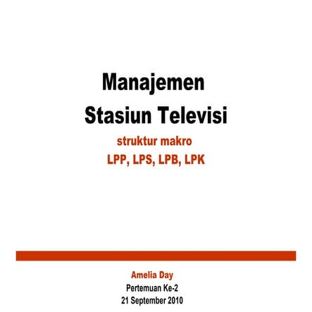 Struktur Makro LPP - LPS - LPK - LPB | PPT