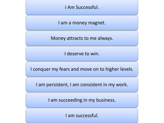 20 affirmations for abundance | PPT