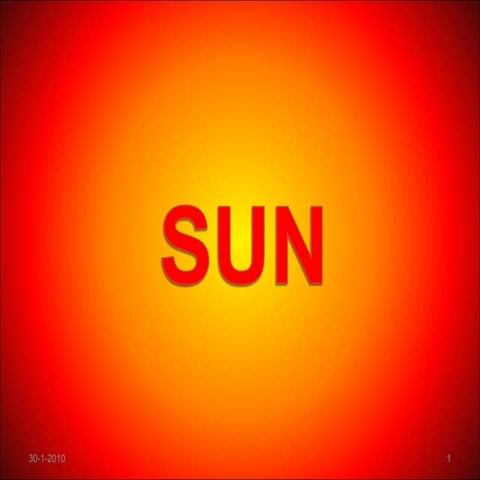 Sun | PPT | Science