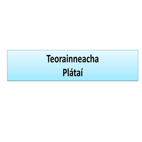 Tíreolaíocht don ardteist | PPTX