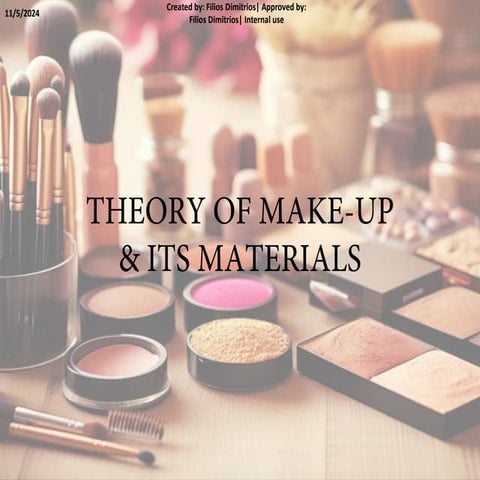 Theory-of-make-up-and-its-materials-MAKE-UP-DESIGN | PDF