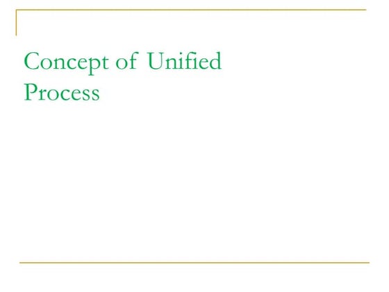 Unified Process | PPT