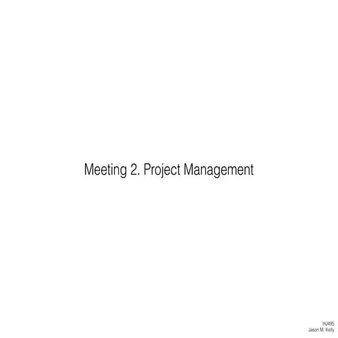 2. Project Management | PPT