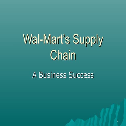 2 wal-mart-supply-chain | PPT