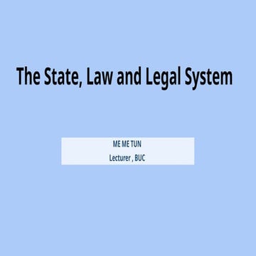 2- Week 1- 1 The State, Law and Legal System.pptx