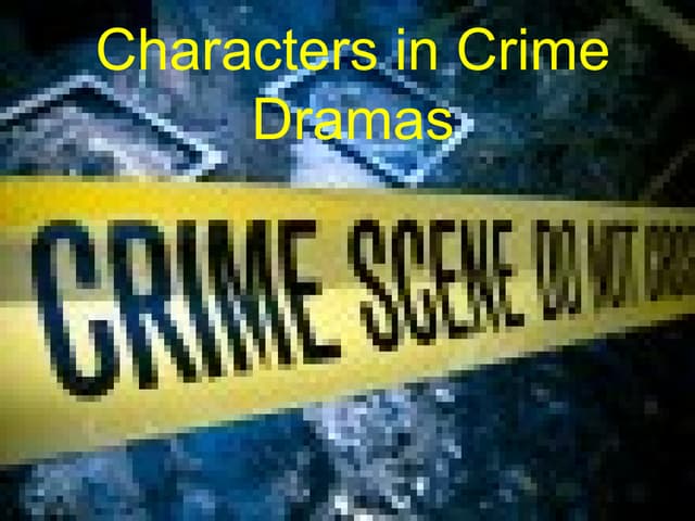 Horror Character Stereotypes | PPTX | Horror | Genres