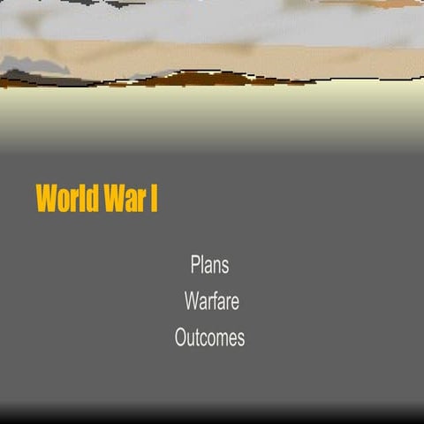 2. World War I The Battle | PPT | Death, Injury, or Military Conflict ...