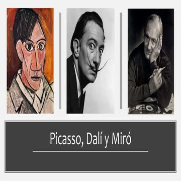 20. Picasso, Dalí y Miró | PPT