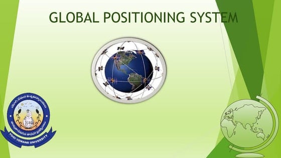 Presentation on GPS (Global Positioning System) | PPTX