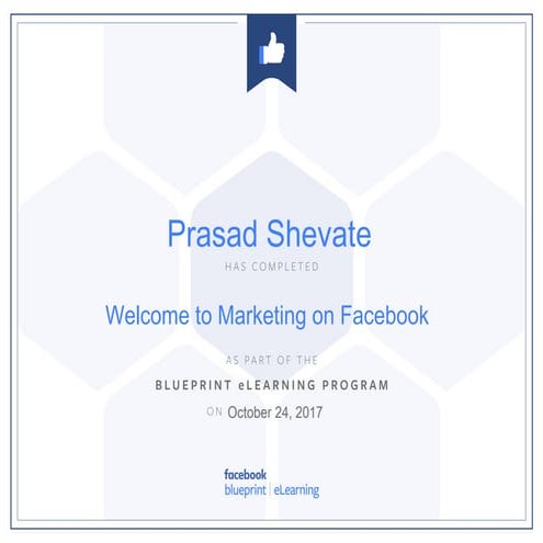facebook blueprint certificate | PDF