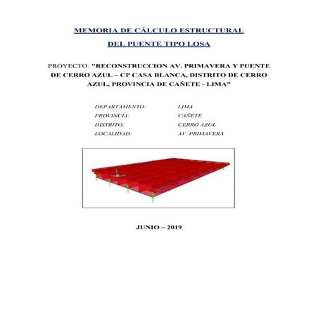 20.02 memoria-de-calculo-estructural-del-puente | PDF