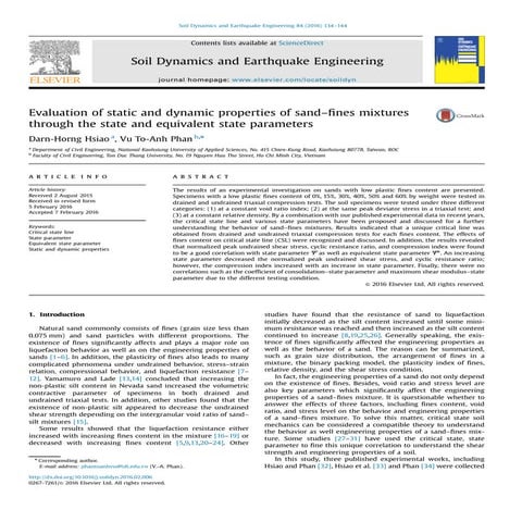 20. Evaluation of static and dynamic properties of sand–fines mixtures.pdf