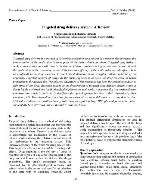 Nano drug delivery | PPT