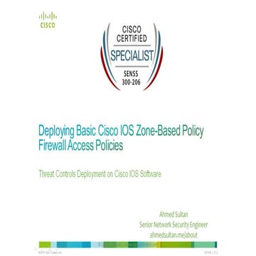 20 Deploying Basic Cisco Ios Zone Based Policy Firewall Access Policies Pdf