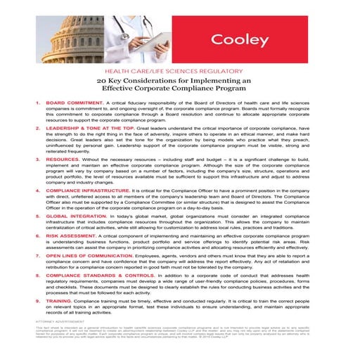Healthcare Compliance | PPTX