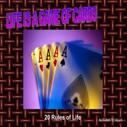 20 Rules Of Life Glb | PPT