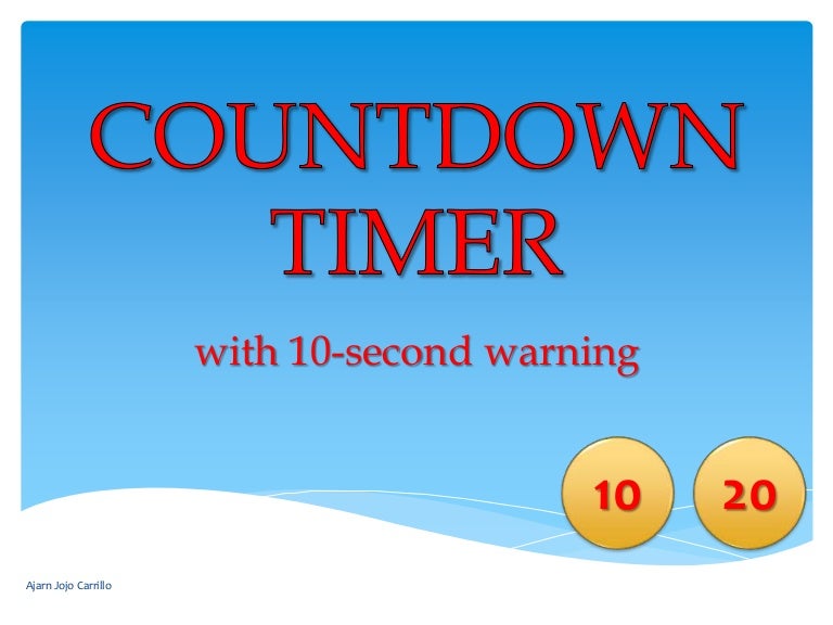 20 Second Timer Bastapen