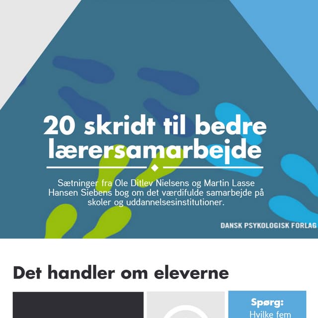 20 skridt til bedre lærersamarbejde | PDF