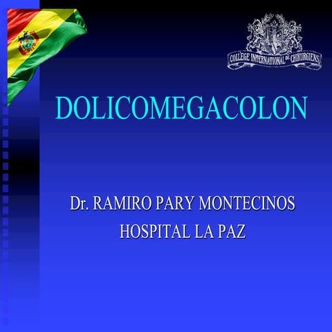 volvulo y dolicomegacolon presentacion en ppont | PDF