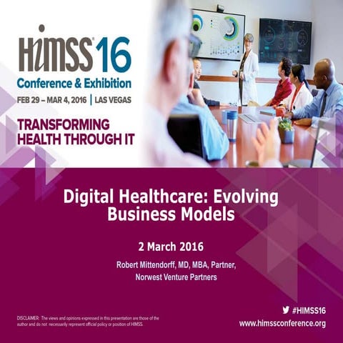 Evolving Business Models in Digital Health | PDF | Business | Business ...