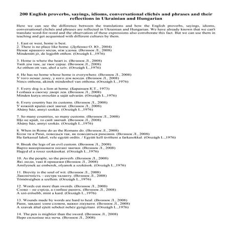 200 english-proverbs | PDF