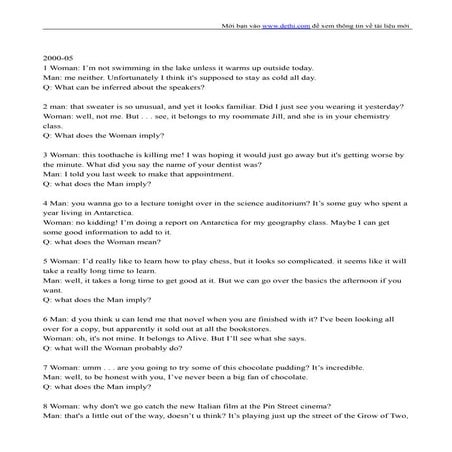 2000 05 script | PDF | Education