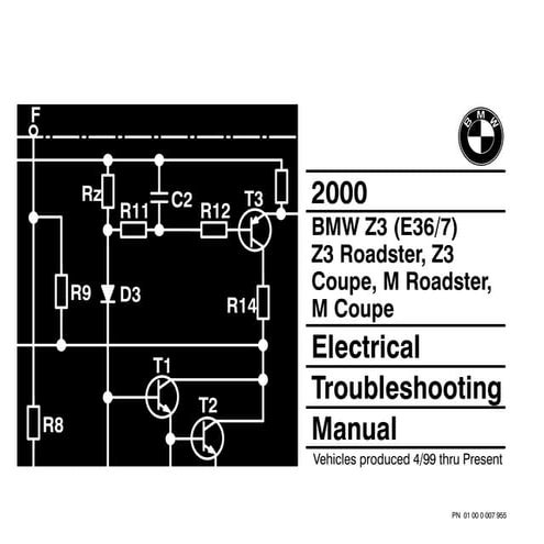 2000 BMW Z3 - M Roadster - Z3 - M Coupe Electrical Troubleshooting ...