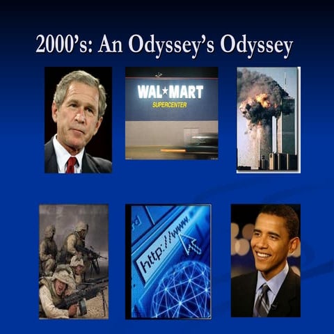 This powerpoint is a brief description of the early 2000s | PPTX