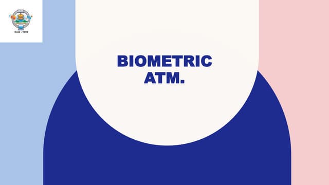 2001229094(1).pptx biometrics authentication | PPT 2001229094(1).pptx biometrics authentication | PPT