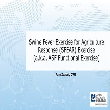 Dr. Pam Zaabel - Producer Experience from the African Swine Fever ...