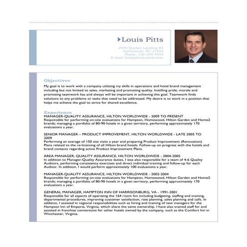 2017 Resume - Louis Pitts | PDF