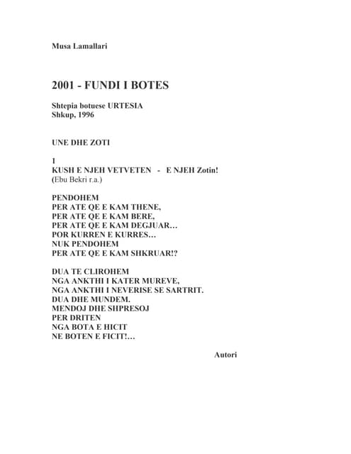 prilli i thyer BISEDA LETRARE | PDF