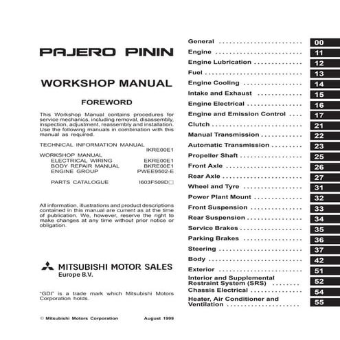 2007 Mitsubishi Eclipse Service Repair Manual | PDF