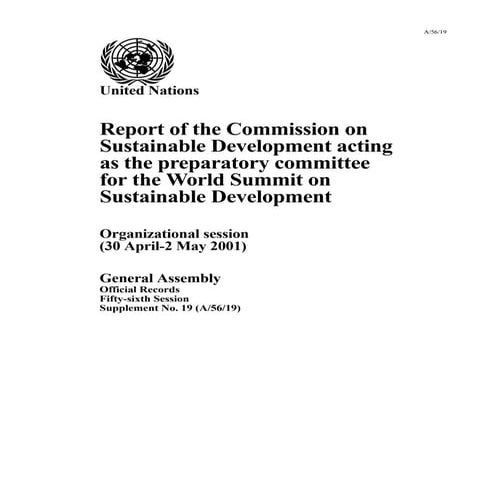 1997 5th Report - Commission on Sustainable Development (CSD) | PDF